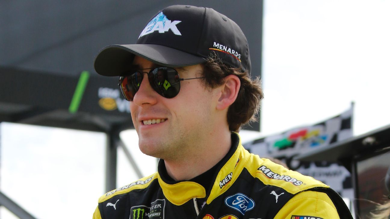 Ryan Blaney, driving for Team Penske, wins NASCAR Cup Series pole in ...