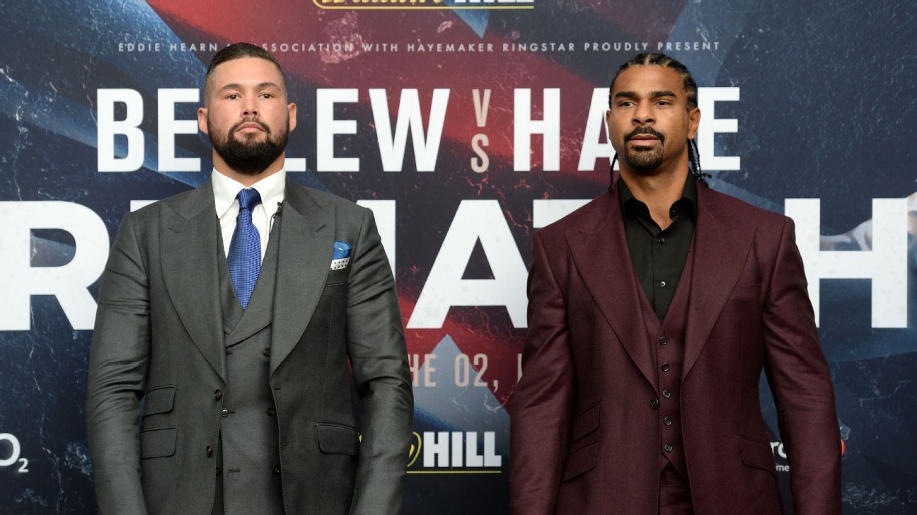 David Haye and Tony Bellew an odd couple - ESPN