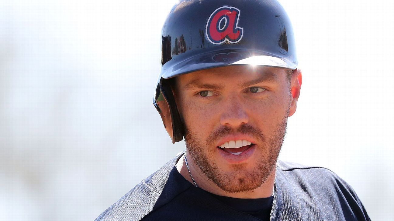 Atlanta Braves' first baseman Freddie Freeman exits game early against ...