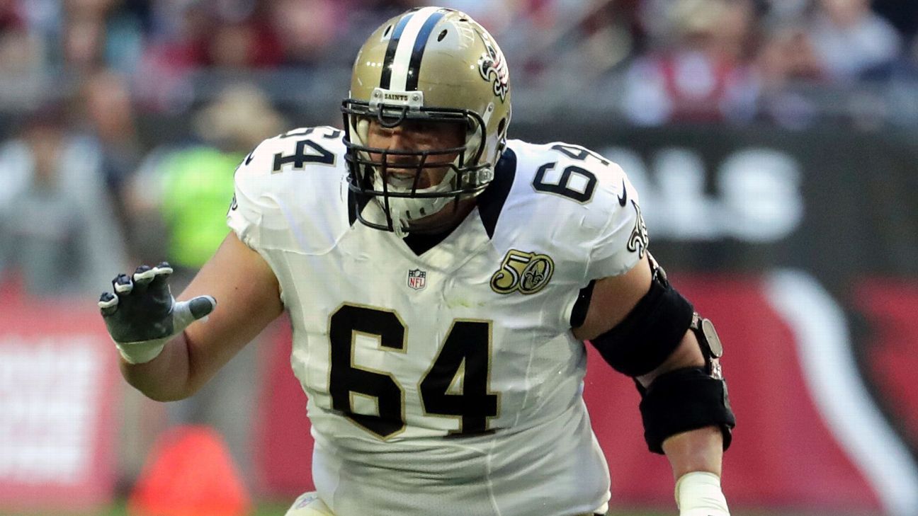 El tackle ofensivo Zach Strief anunció su retiro con los New Orleans ...