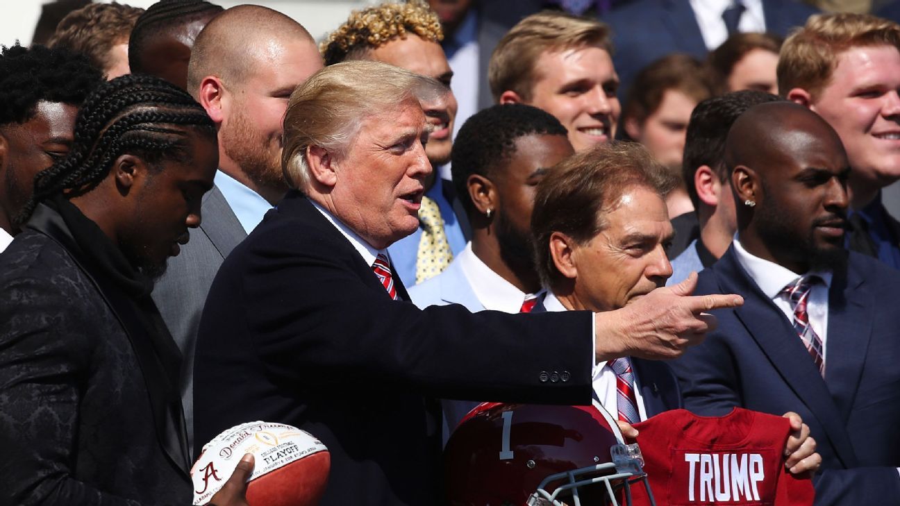 President Trump praises Alabama Crimson Tide's 'win for the ages ...