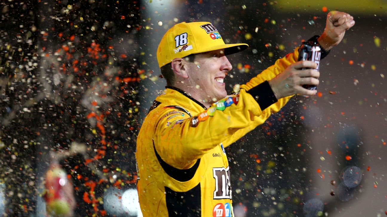 NASCAR - Plenty of celebration for Kyle Busch, Chase Elliott, Denny ...