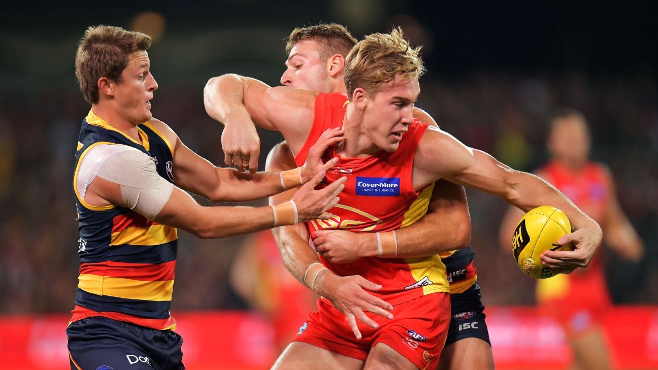 AFL: Gold Coast Suns' Tom Lynch to miss up to a month - ESPN