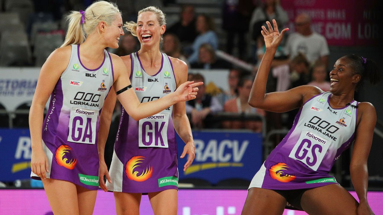 Firebirds upset Vixens in Super Netball - ESPN
