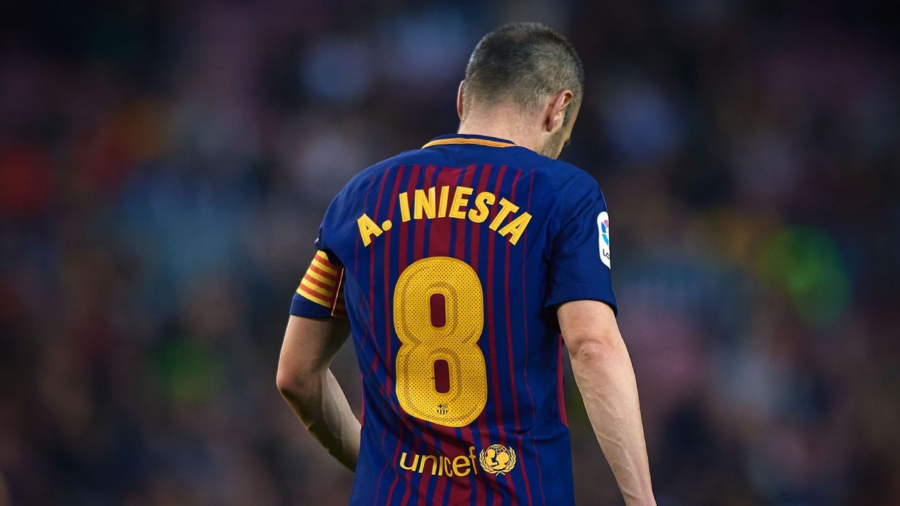 Iniesta deixa futuro no Barcelona em aberto: 'Ficaria encantado em ...