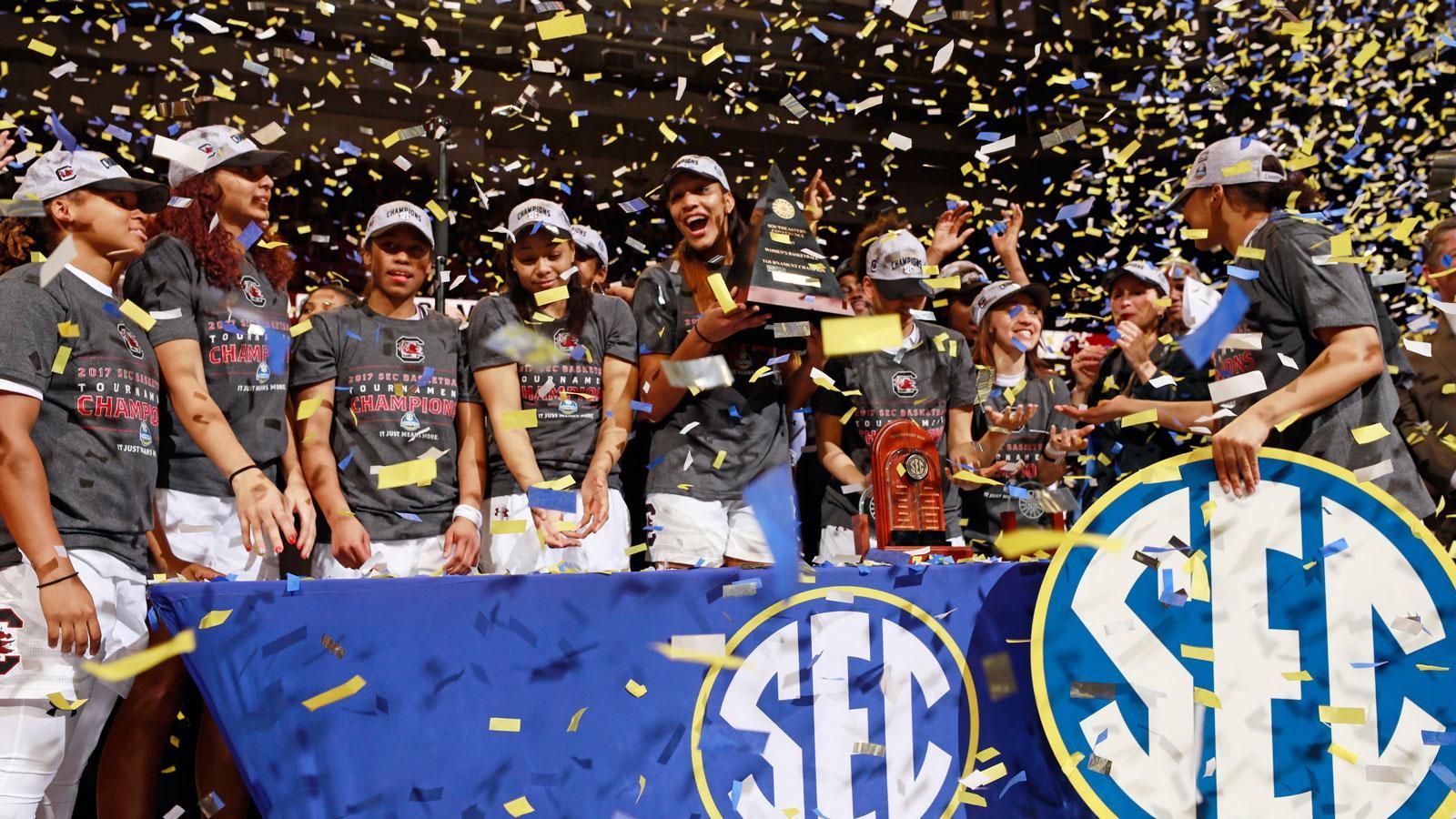 South Carolina wins third straight SEC Championship