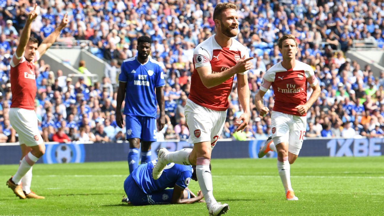 Arsenal's Shkodran Mustafi won't face FA action for goal celebration vs ...