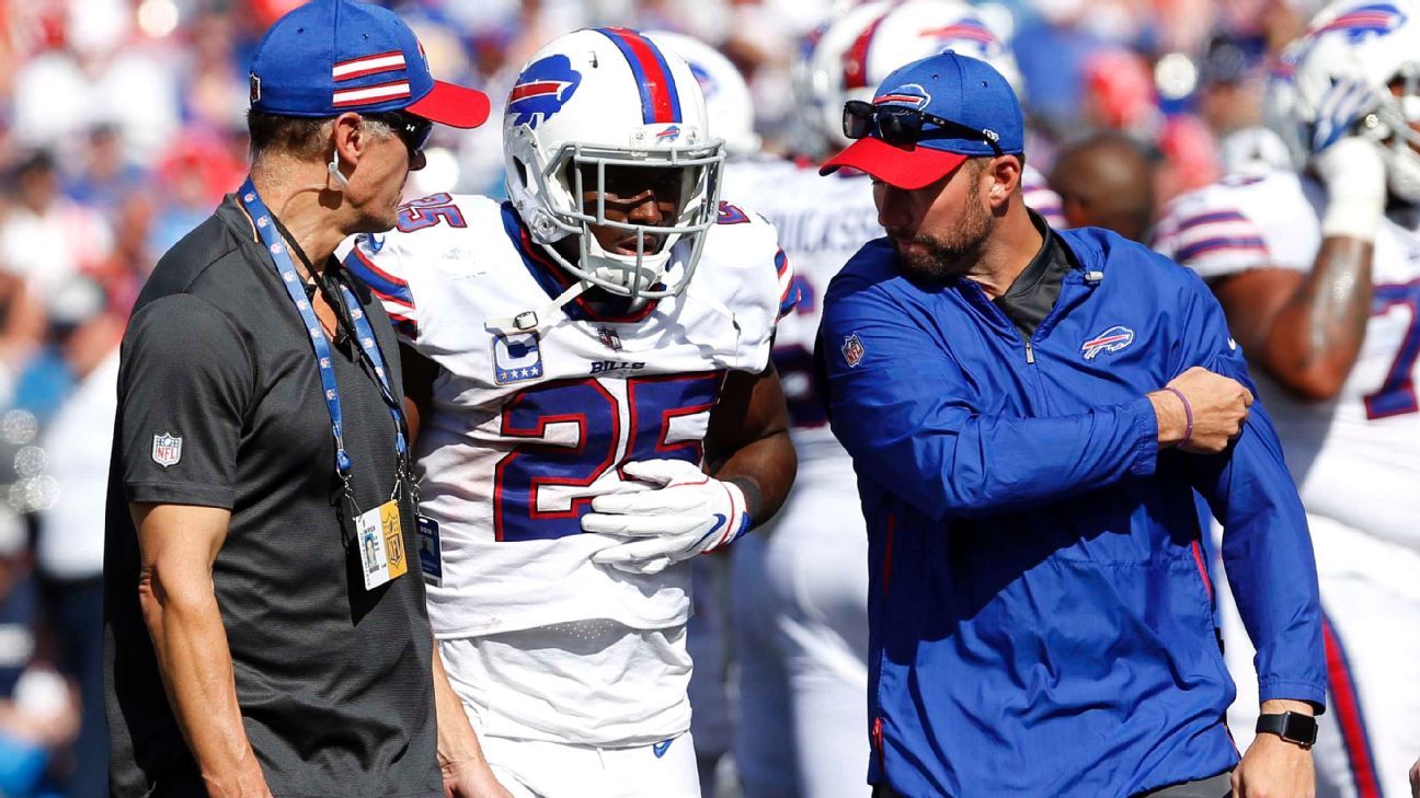Buffalo Bills running back LeSean McCoy is unlikely to play on Sunday ...