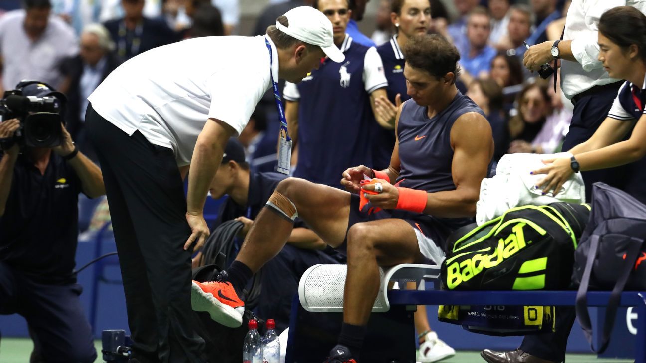 Rafael Nadal to miss Asian leg of ATP Tour with knee injury - ESPN