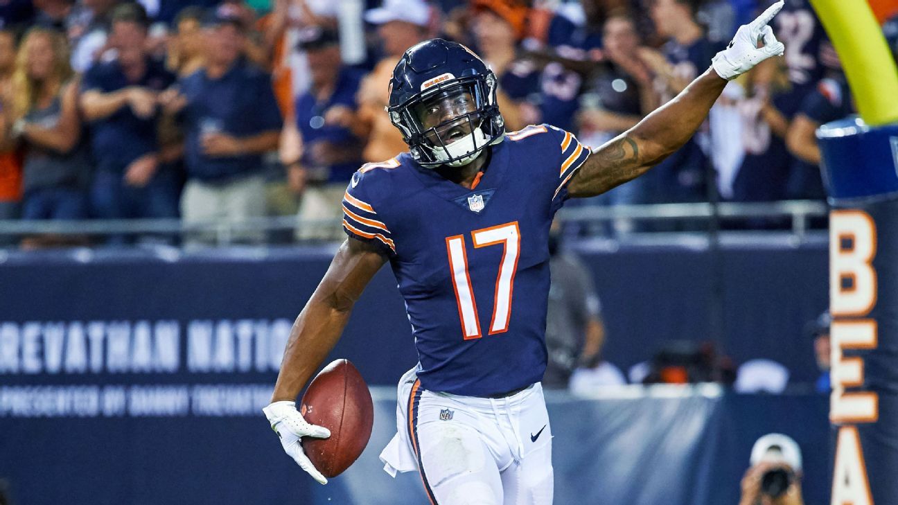 Bears' 53-man roster projection includes six wide receivers - ESPN ...