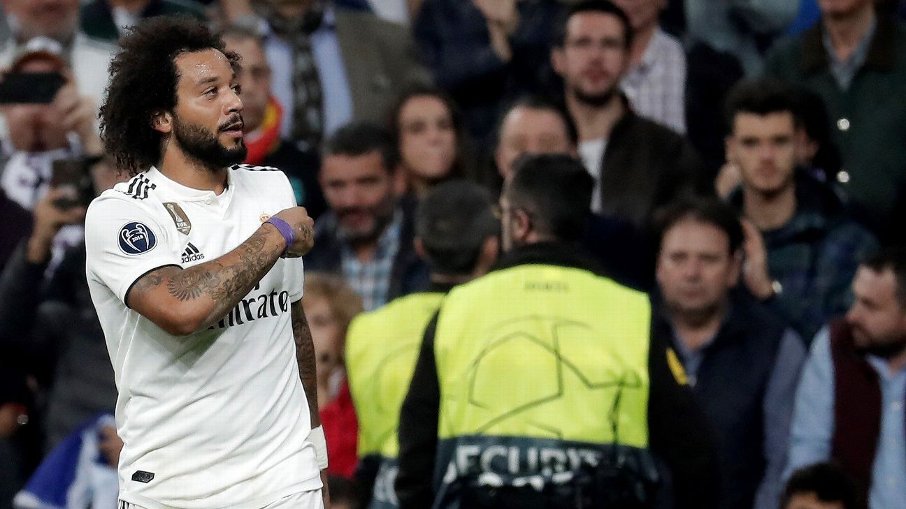 Real Madrid's Marcelo diagnosed with right hamstring injury - ESPN