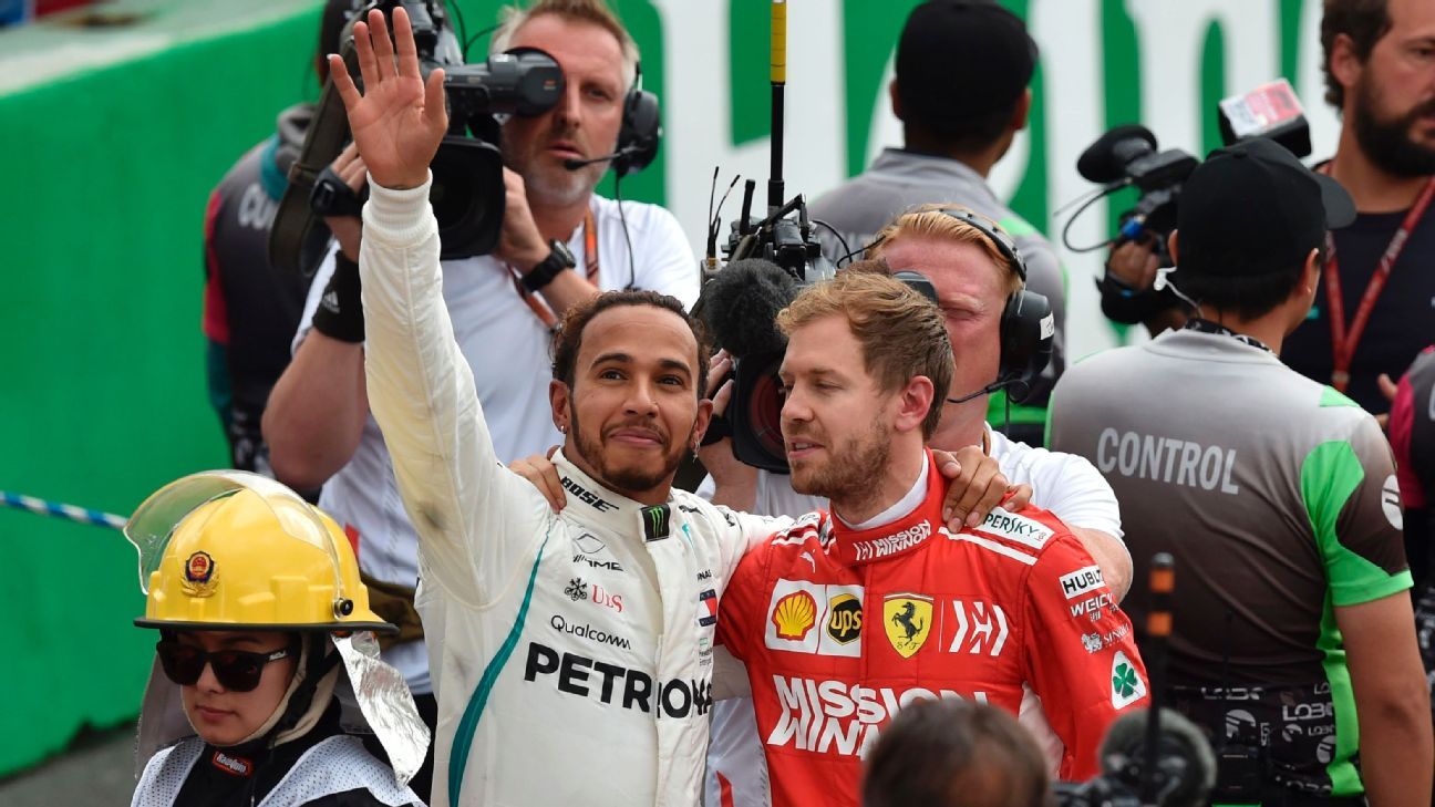 Después de la carrera en México, ¿qué se dijeron Seb y Lewis? - ESPN