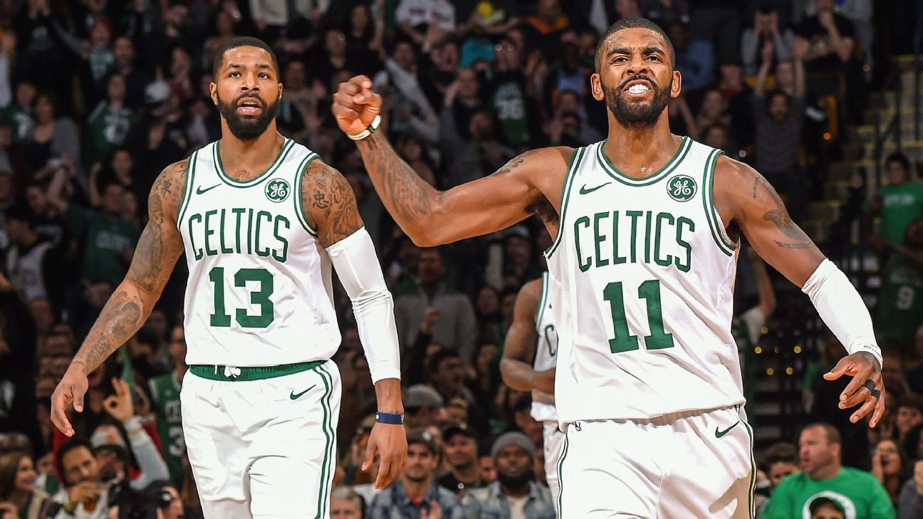 Kyrie Irving shows off new haircut, then shows up big against Pistons ...