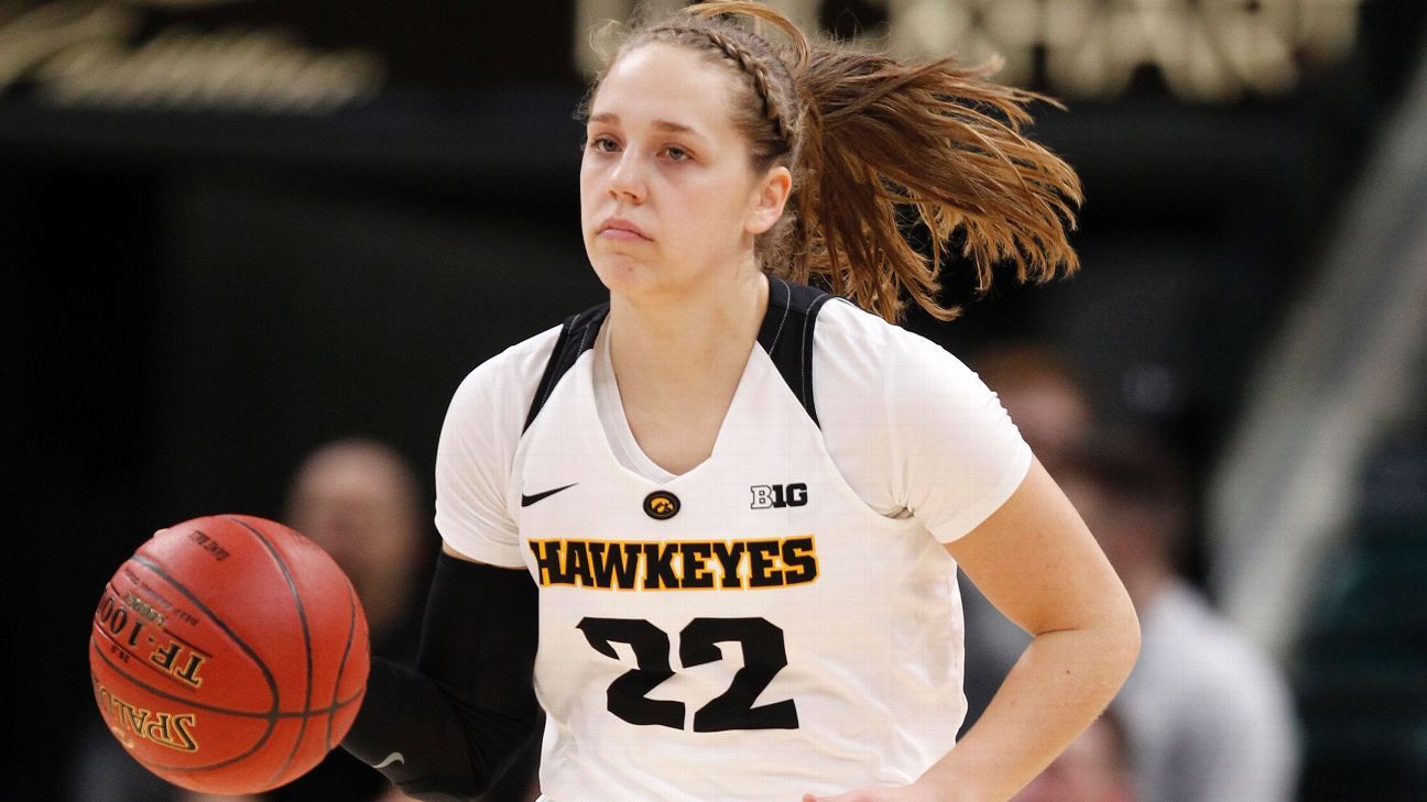 Kathleen Doyle of Iowa Hawkeyes out 4-6 weeks with broken hand - ESPN