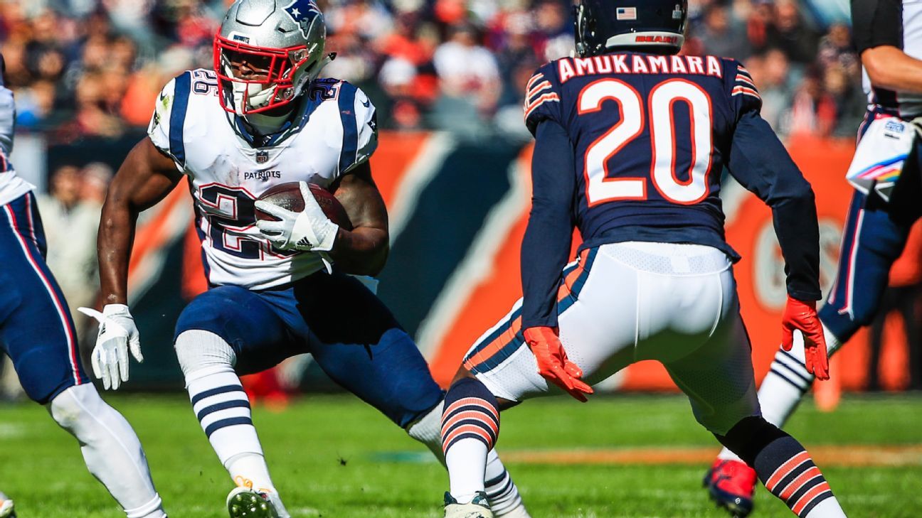 Patriots RB Sony Michel will face Titans - ESPN