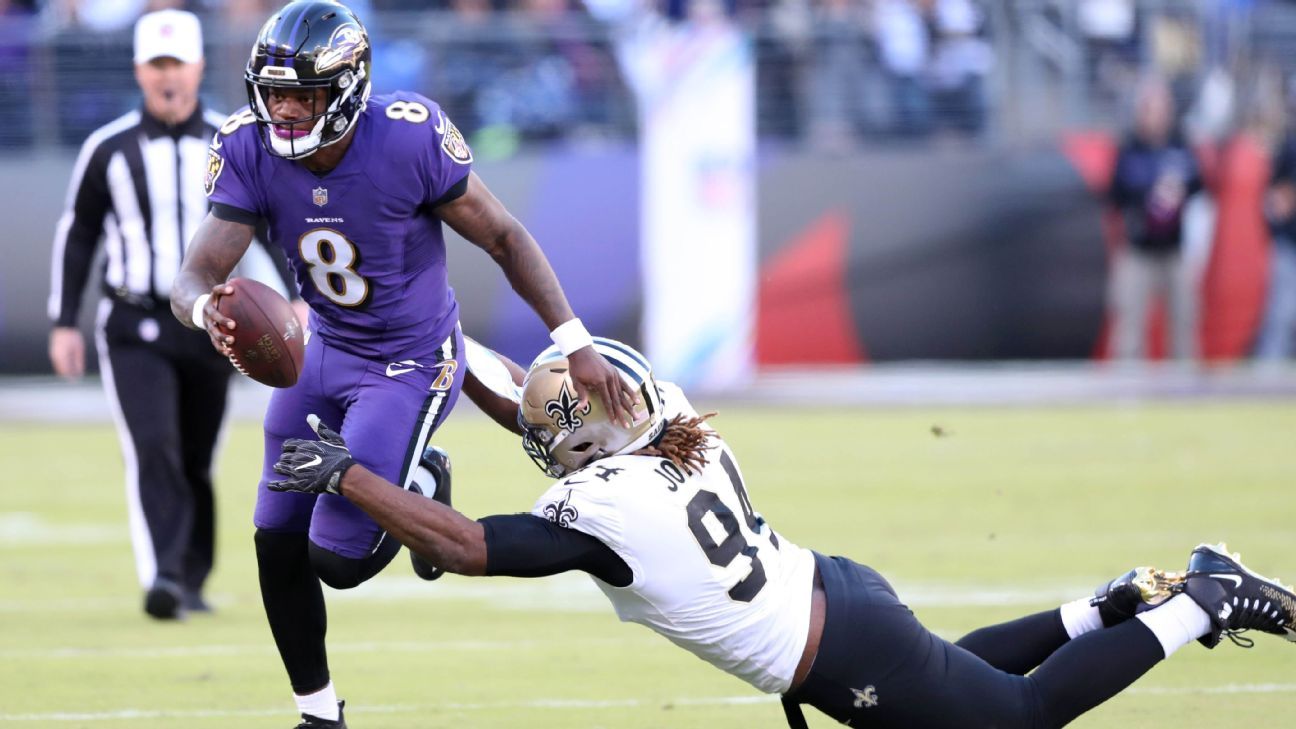 Fantasy football - Eric Karabell's Stock Watch for Week 11 - Is Lamar ...