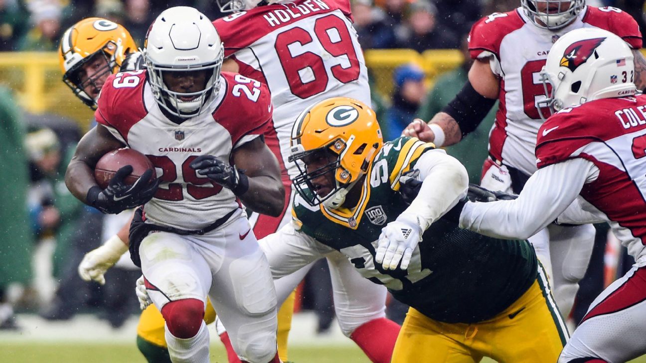 Chase Edmonds' Lambeau Field 'blessing': First two TDs, family and a ...