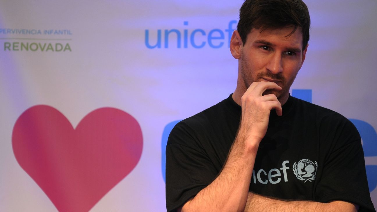 La Fundación Messi hizo donación al Chaco - ESPN