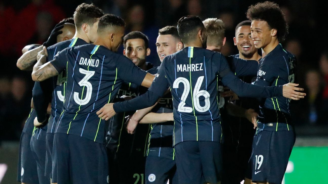 Man City keep 'quadruple' pursuit alive as everybody wins in throwback ...