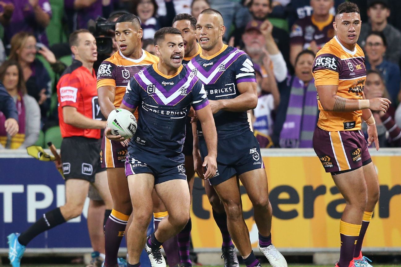 Storm roll Broncos in 2019 NRL opener - ESPN