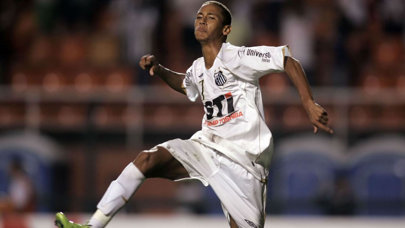 Cumple una década el primer gol de Neymar como profesional - ESPN