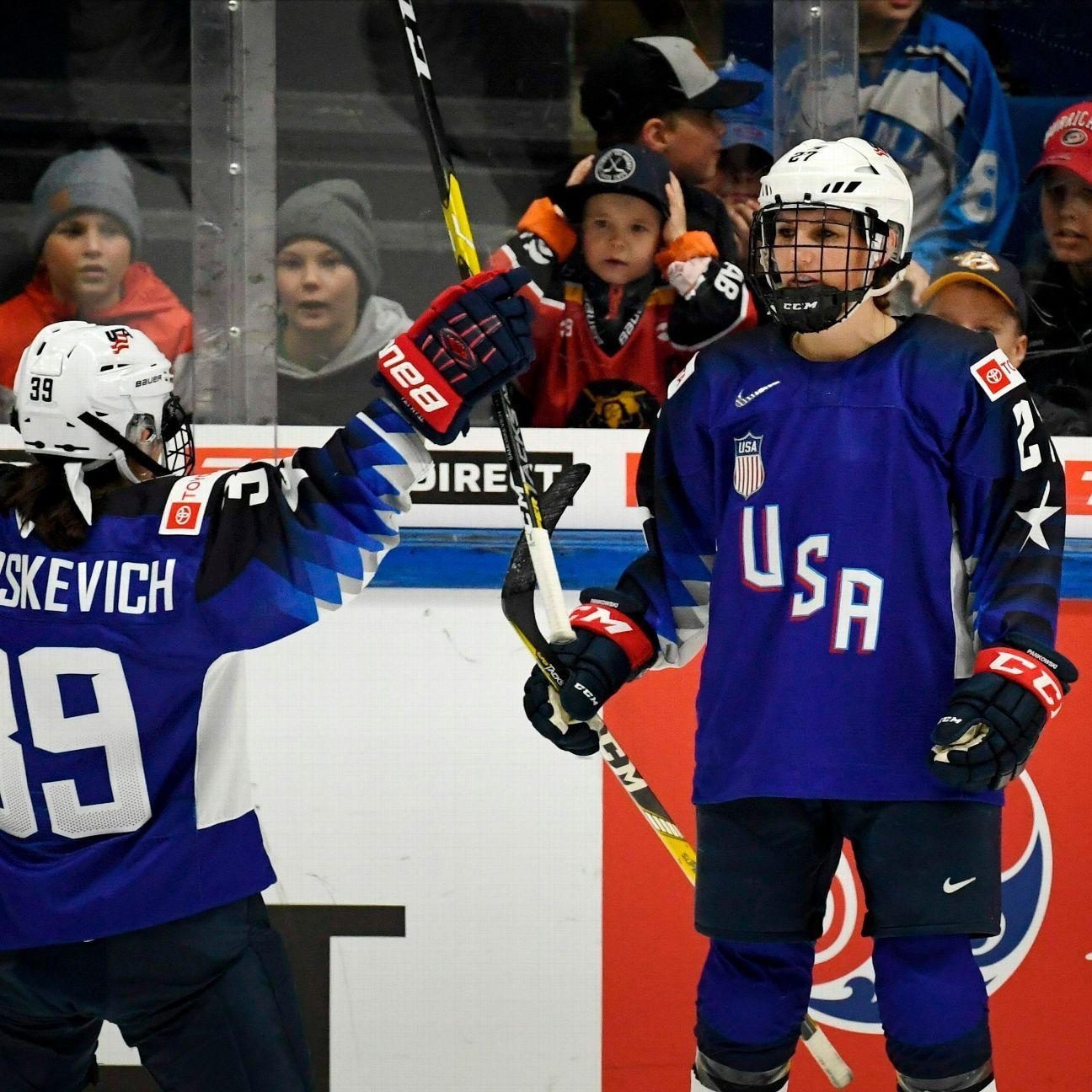Pankowski leads U.S. past Canada at worlds - ESPN