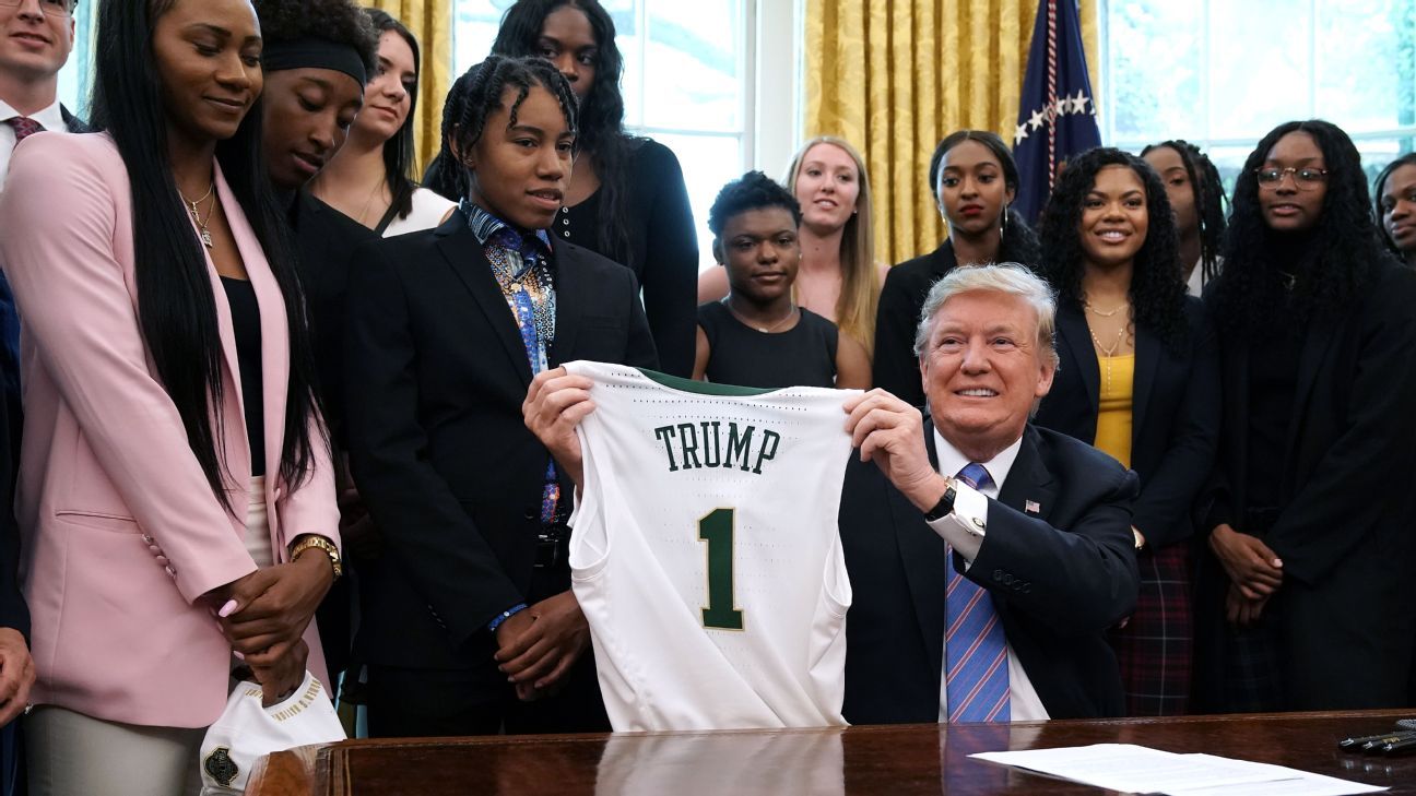 Trump gives fast-food treatment to champ Baylor - ESPN