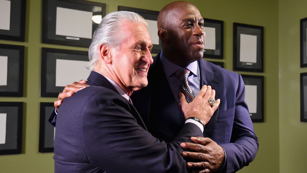 Pat Riley on Magic Johnson: 'He's going to speak his mind' - ESPN