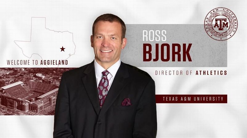 Texas A&M hires Ross Bjork as AD