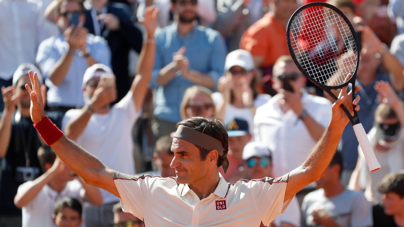 Federer wins 400th career Grand Slam match - ESPN