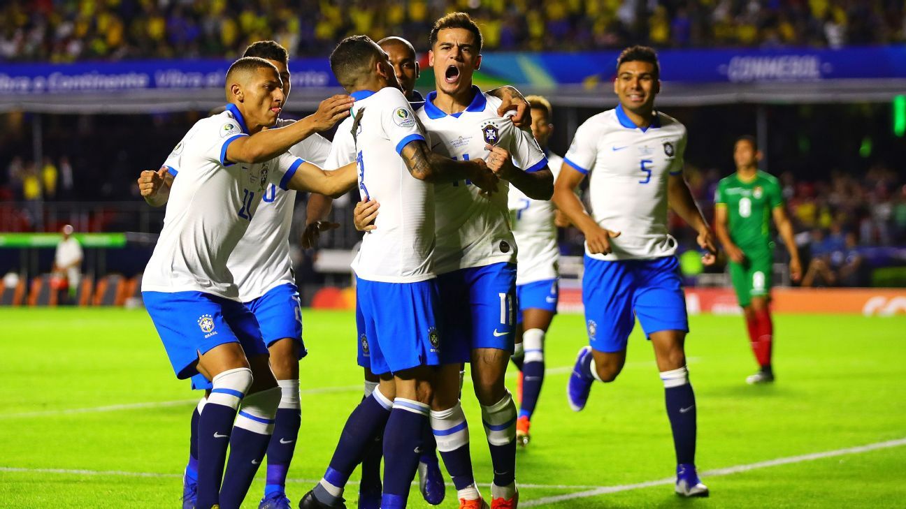 El VAR, protagonista del primer gol de la Copa América - ESPN