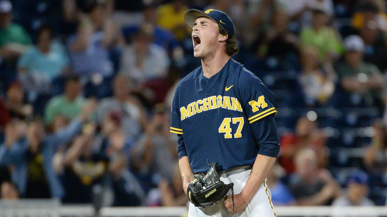 Michigan rides Henry's 3-hitter to win over FSU - ESPN