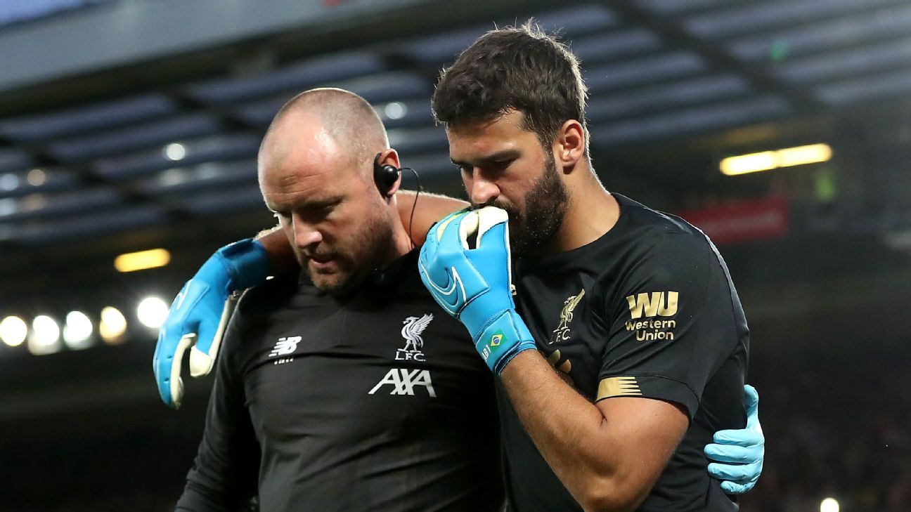 Klopp: Alisson nearing Liverpool comeback - ESPN