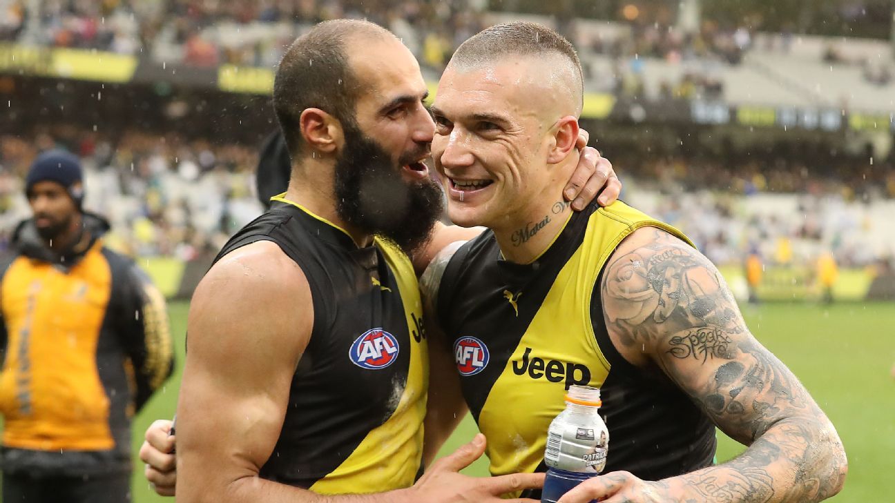 Like the Tigers, Dustin Martin has rediscovered his 2017 form - ESPN