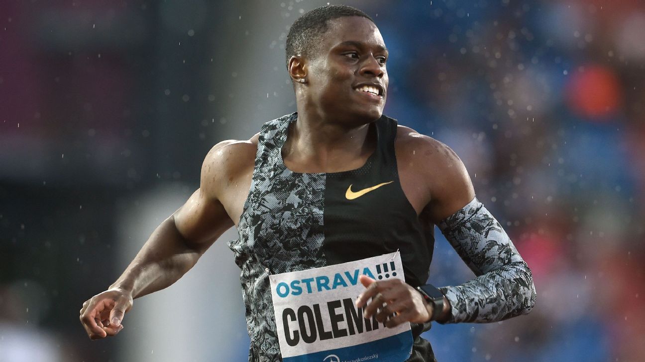 100-meter champ Christian Coleman to miss Olympics despite reduced ban ...