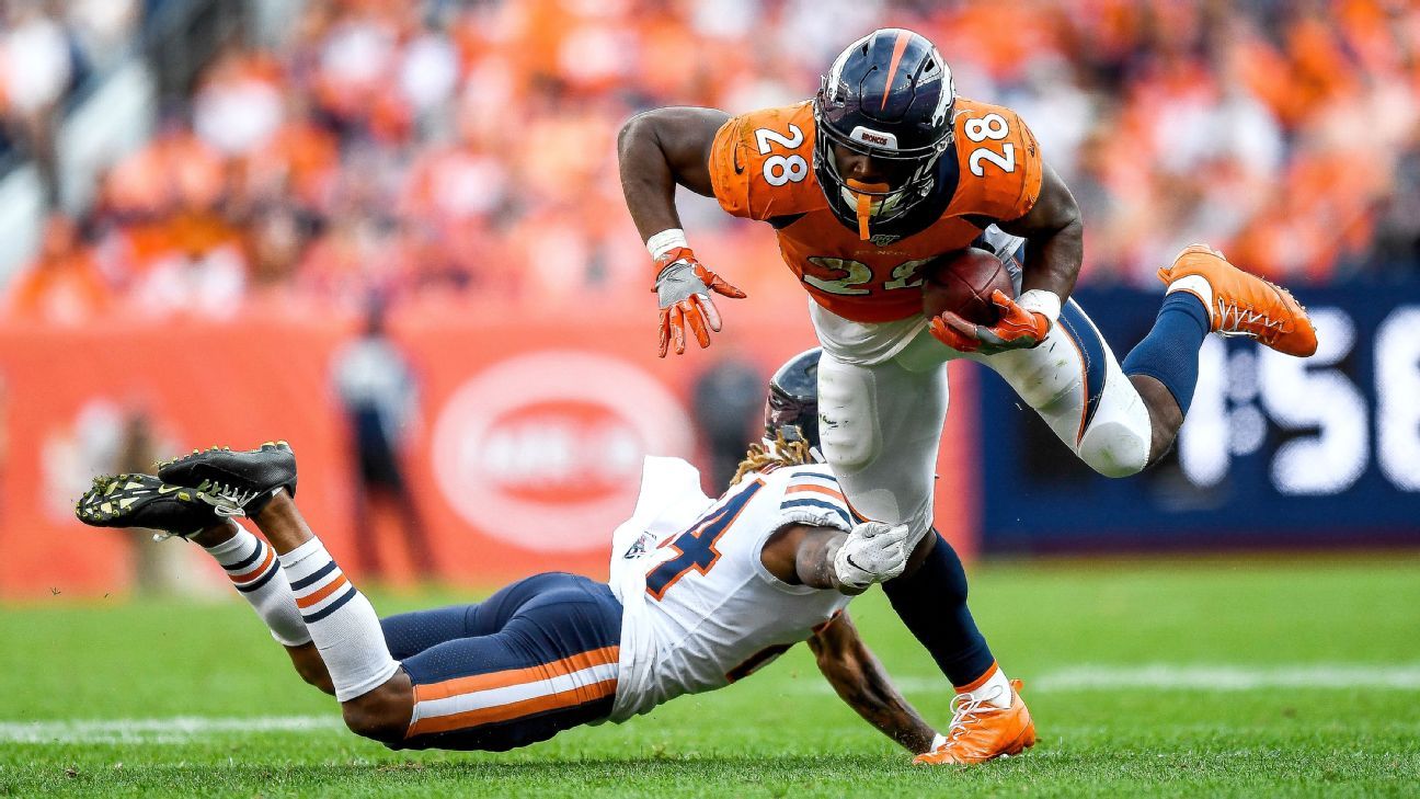 Broncos backs Phillip Lindsay, Royce Freeman OK splitting carries ...