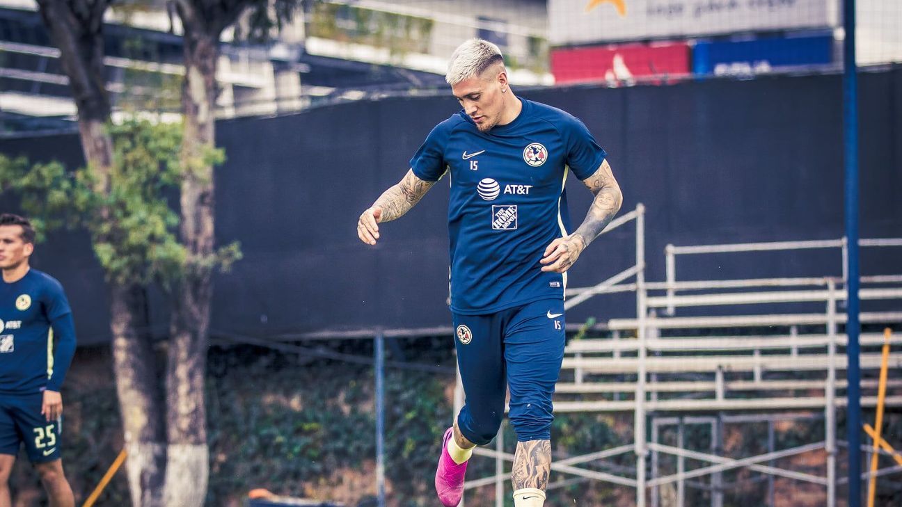 Nicolás Castillo se reincopora a entrenamientos del América - ESPN