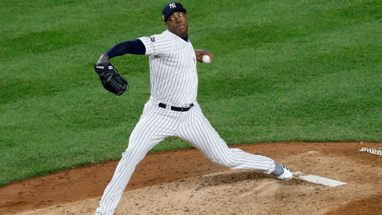 Aroldis Chapman dice: Actitud de José Altuve fue sospechosa - ESPN