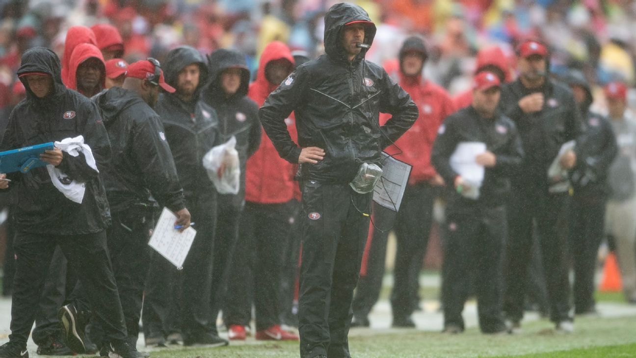 49ers' Kyle Shanahan awarded game ball to father after win vs. Redskins ...