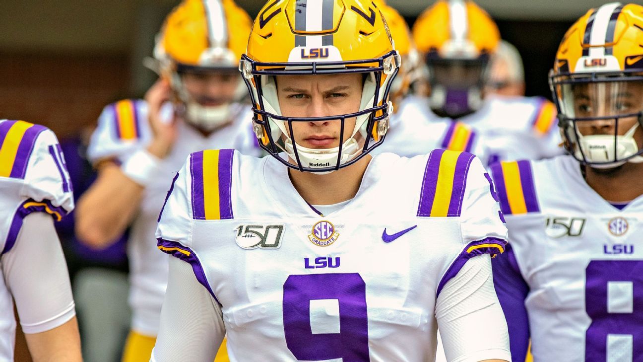 Joe Burrow's meteoric rise to potential No. 1 NFL draft pick in 2020 ...
