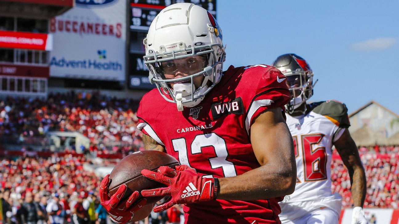 Cardinals WR Christian Kirk out vs. Lions with groin injury - ESPN