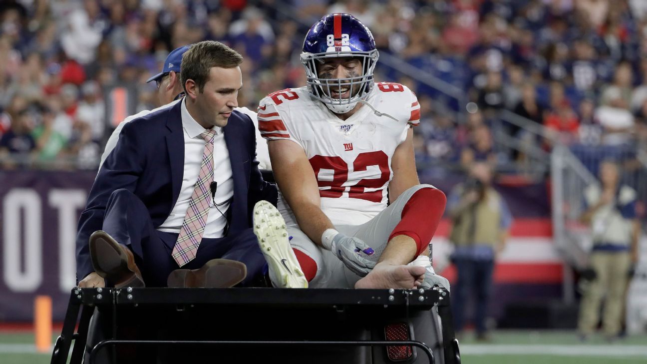 Los New York Giants recontrataron al ala cerrada Scott Simonson - ESPN