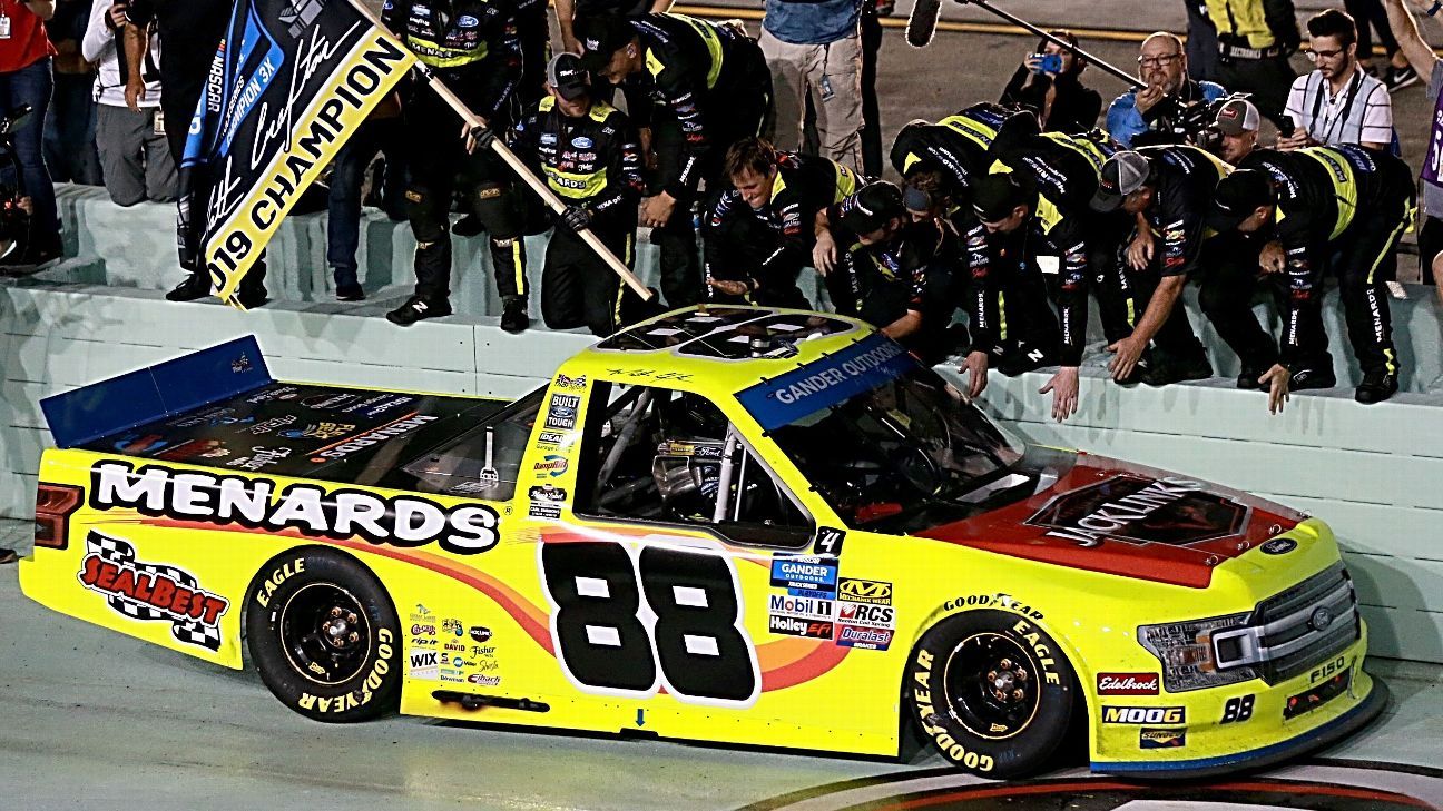 Matt Crafton snares 3rd Truck Series title as Austin Hill wins ...