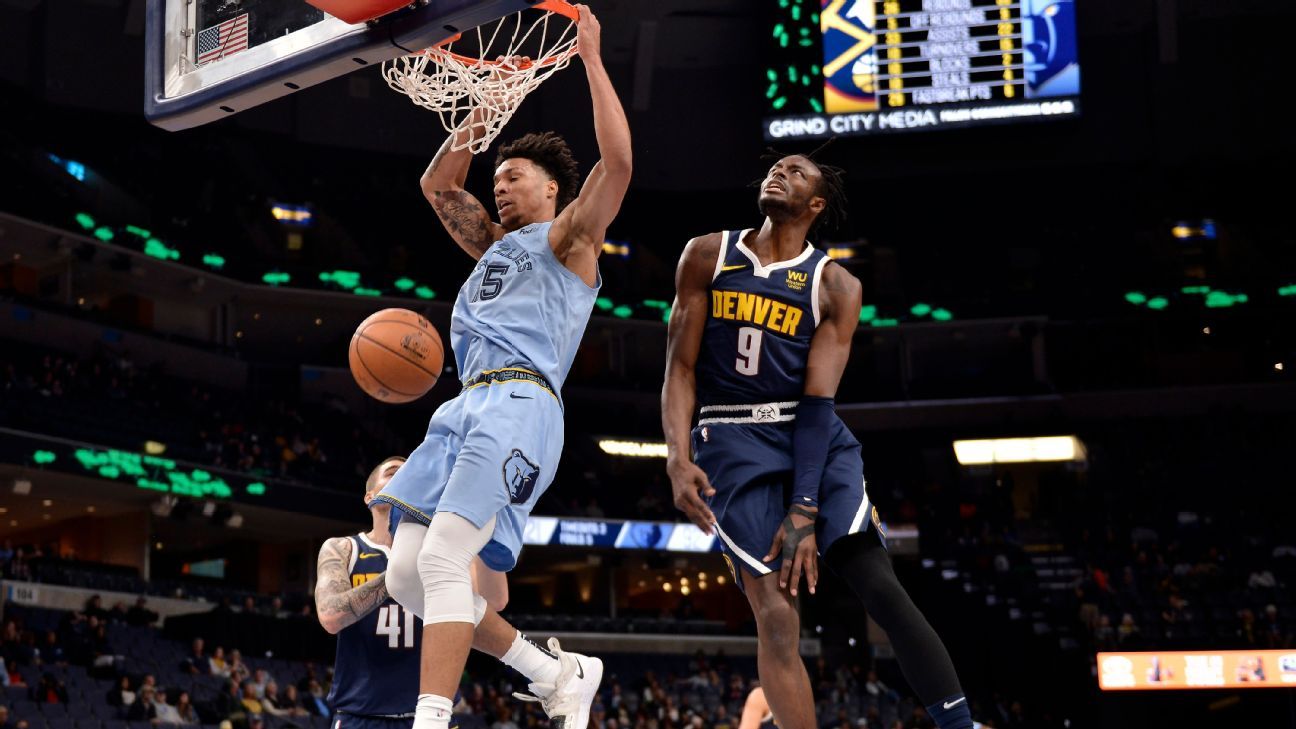 Fantasy NBA Daily Notes: Rising rookie in Memphis - ESPN