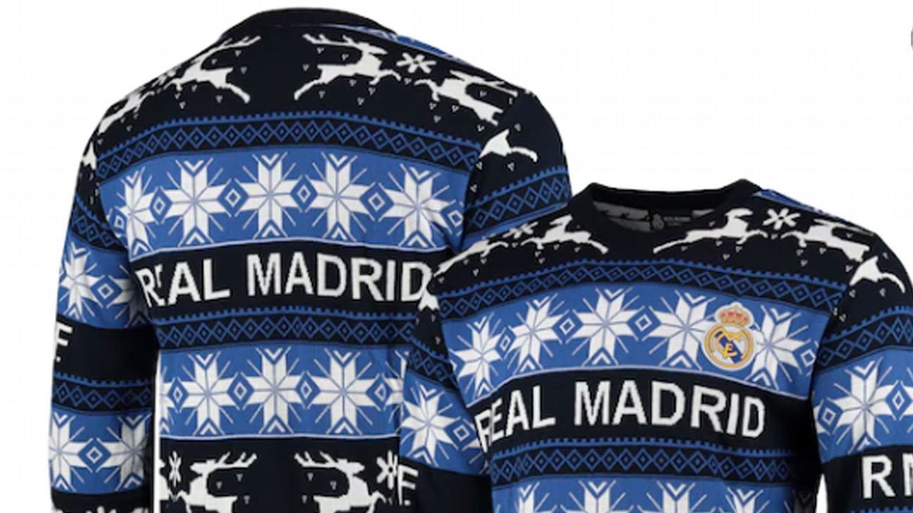 Man United, Real Madrid and other top festive football jumpers - ESPN