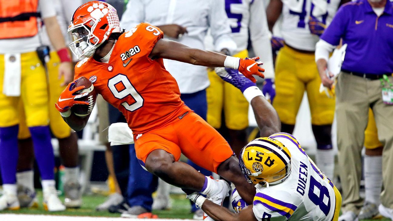 Clemson junior running back Travis Etienne becomes Tigers' all-time ...