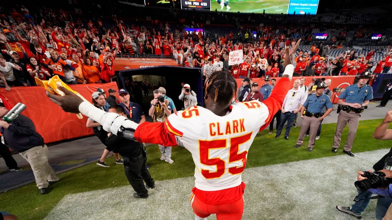 Frank Clark no ve dificultad en taclear a Derrick Henry - ESPN