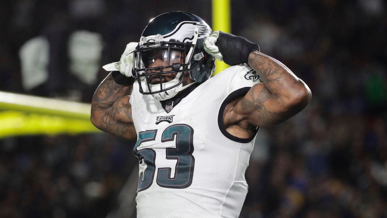 Philadelphia Eagles se desprenden del linebacker Nigel Bradham - ESPN