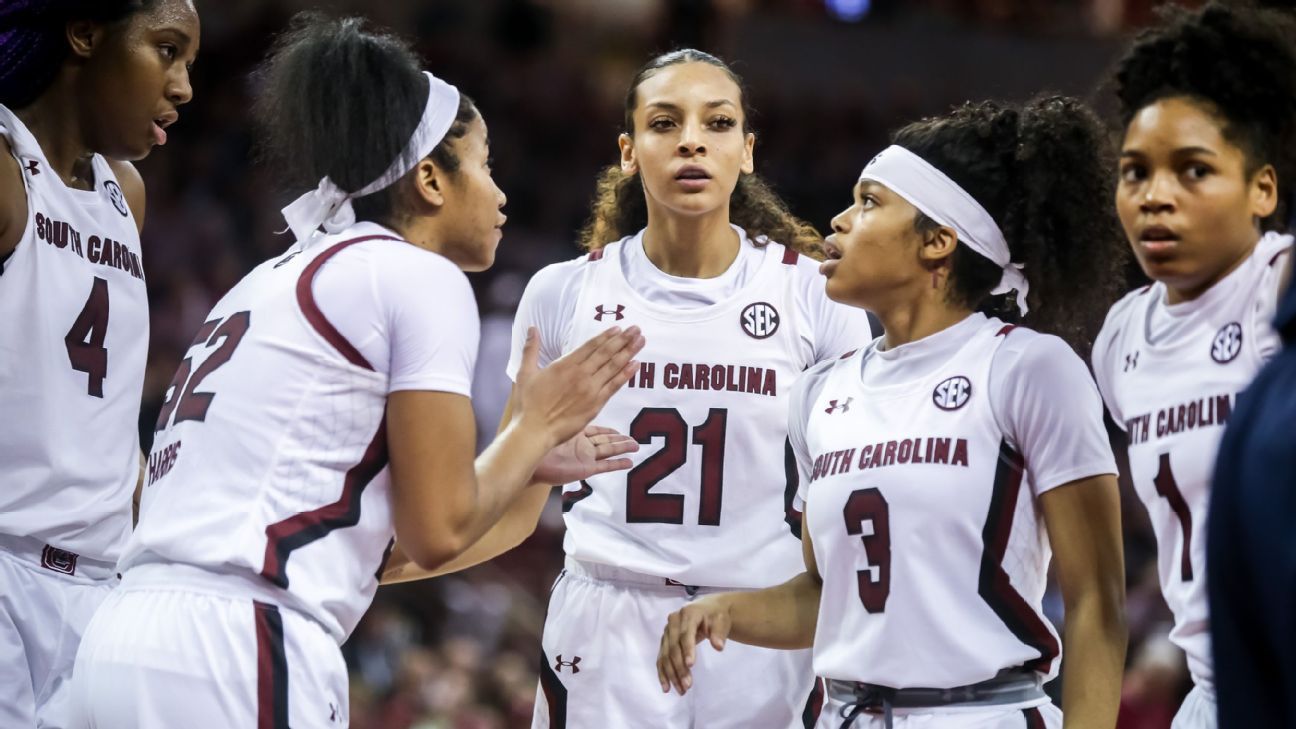 South Carolina wins program-record 23rd straight to cap unbeaten SEC ...