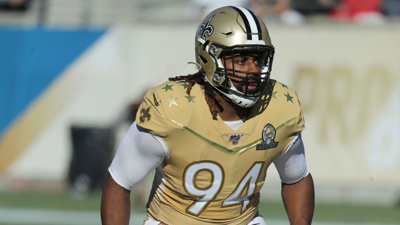 Cameron Jordan jugó con músculo aductor desgarrado en el 2019 - ESPN